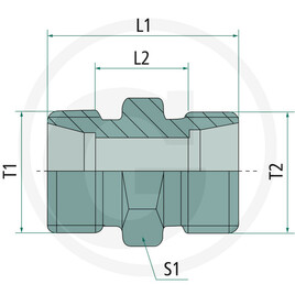 X-GRV straight reducing threaded fittings buy online
