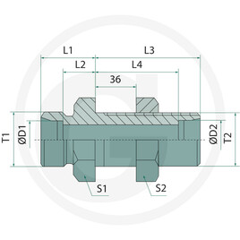 X-GSV-straight bulkhead fitting buy online