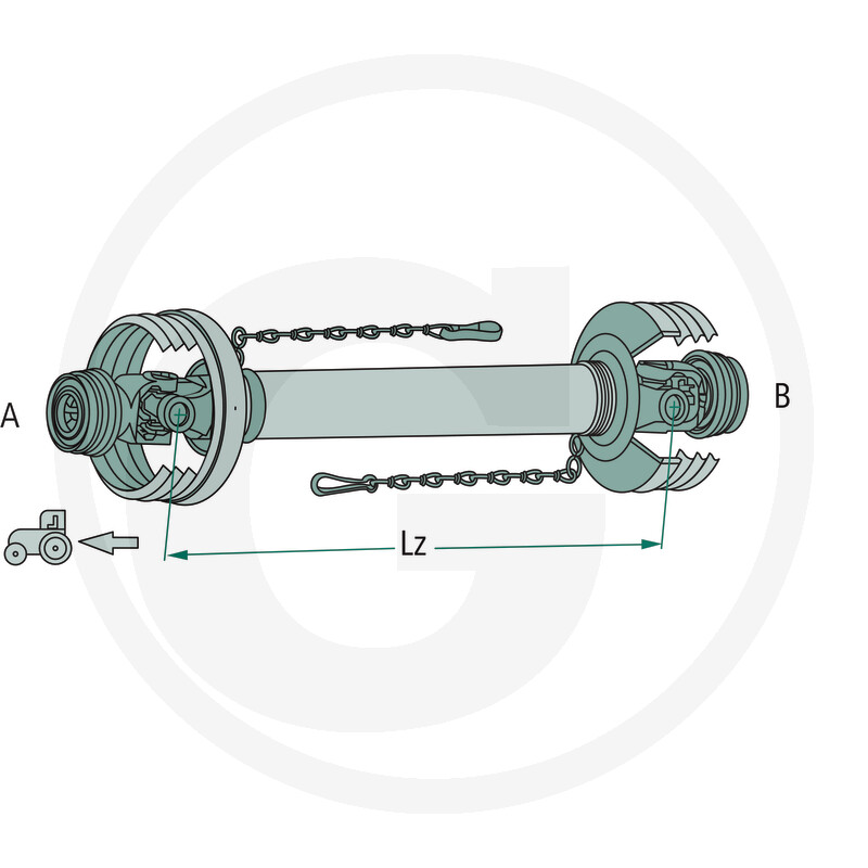 Standard PTO shaft with clevis buy online