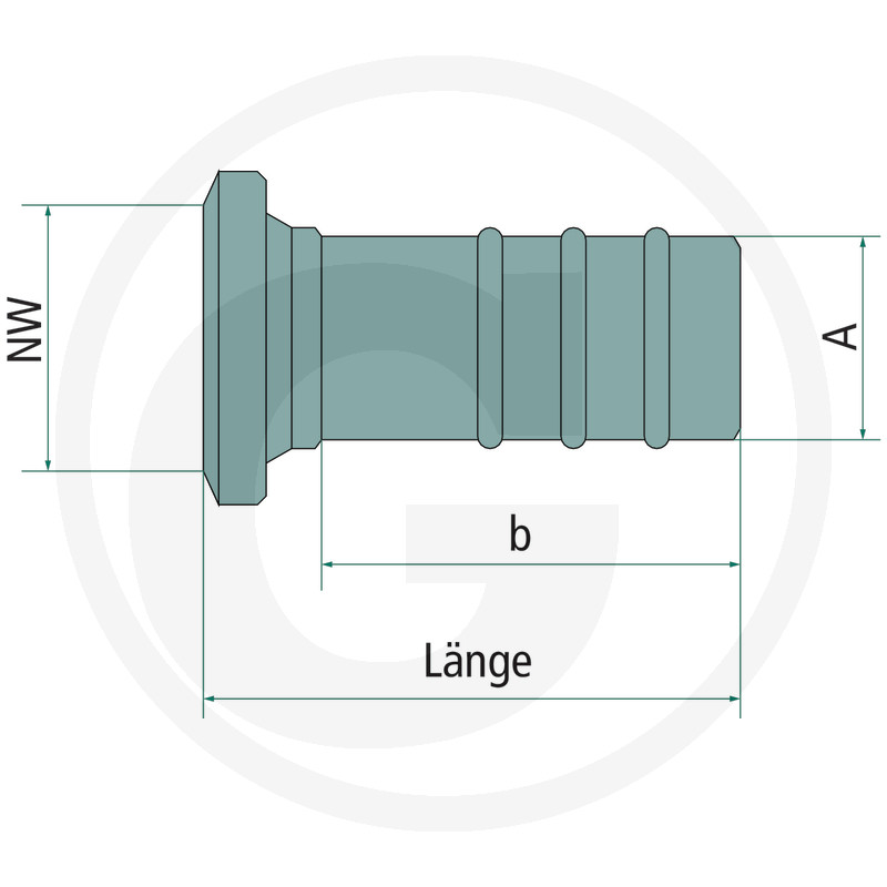 BAUER HK hose connectors with cup S78, galvanized buy online