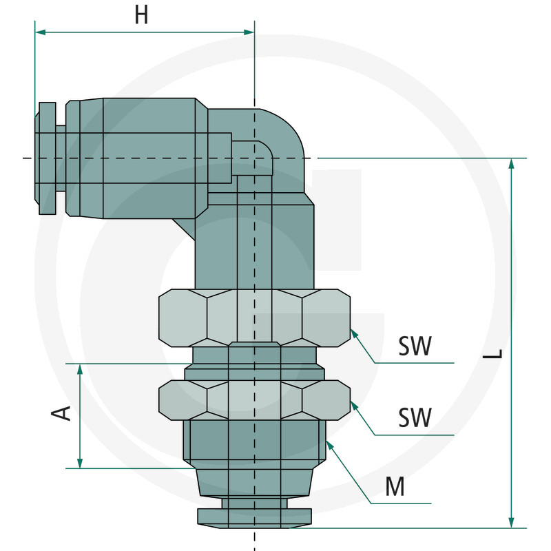 Angled bulkhead connectors buy online