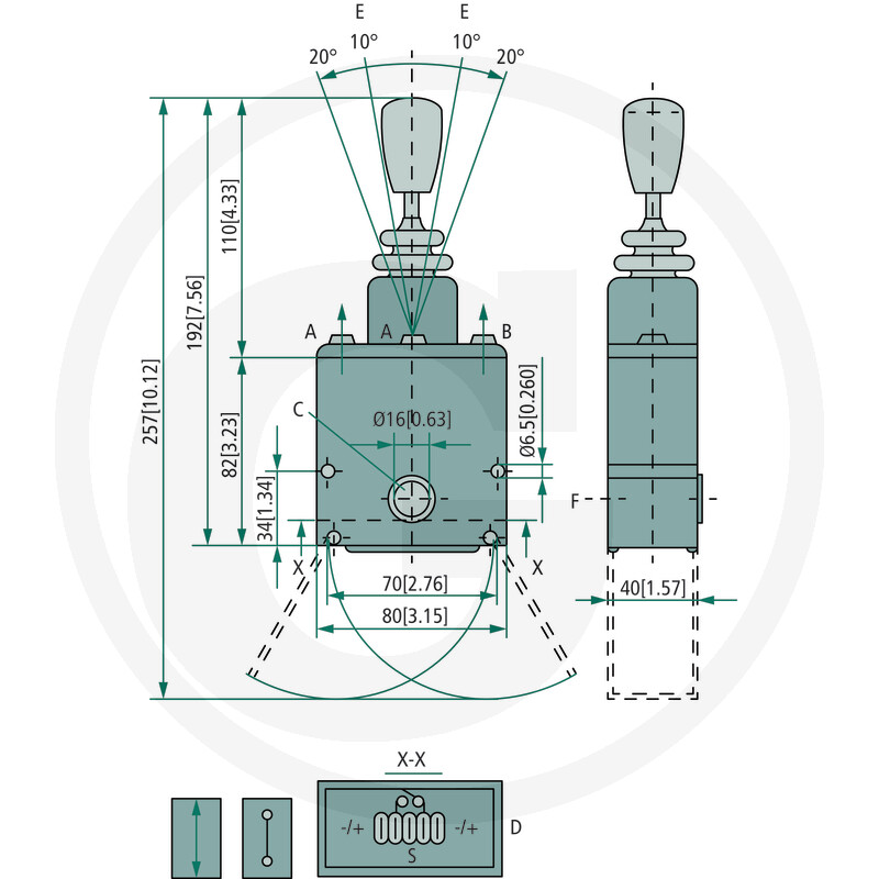 Danfoss Joystick PVRES