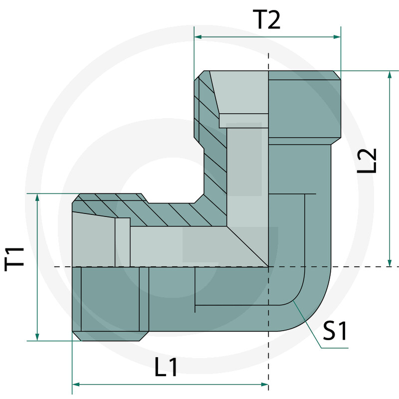 X-WV angled threaded fittings buy online
