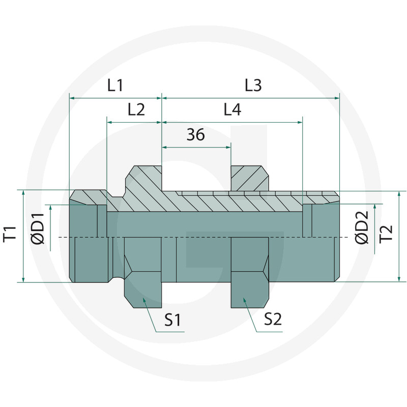 X-GSV-straight bulkhead fitting buy online