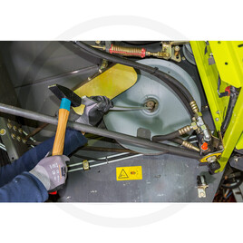 Hazet Gib head key extractor, curved, 366 mm