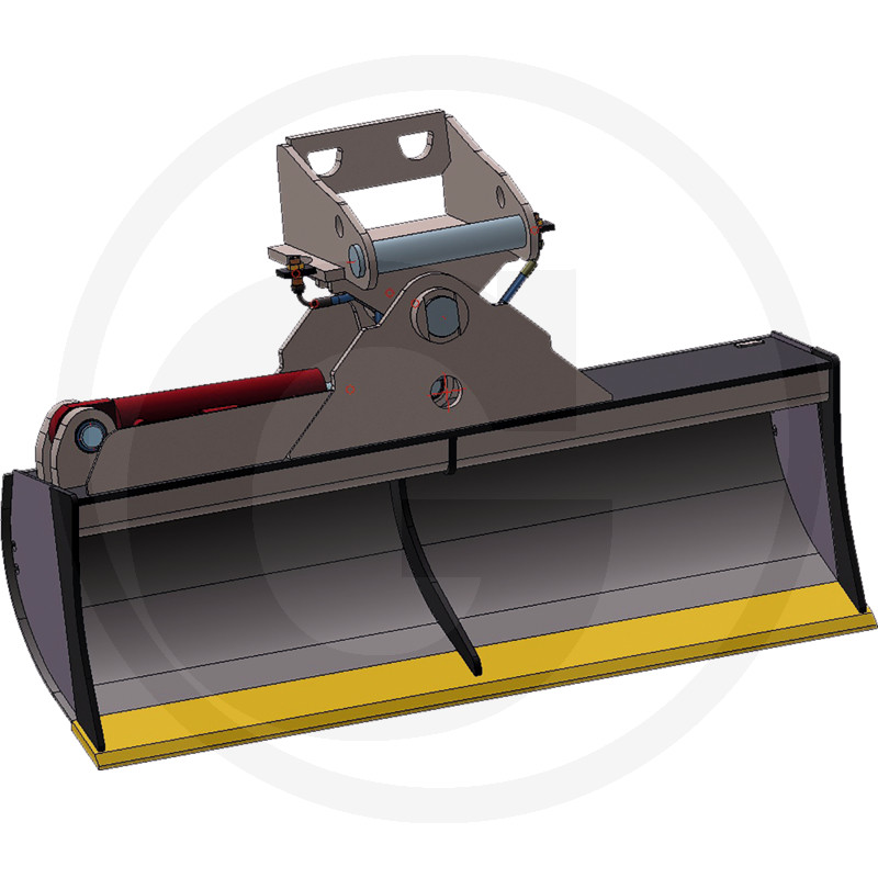 Hydraulically pivoting trench clearing buckets buy online